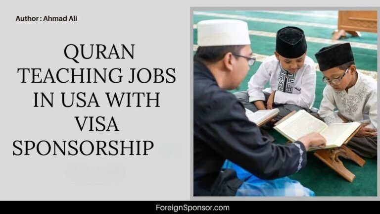 Quran Teaching Jobs in USA 2026