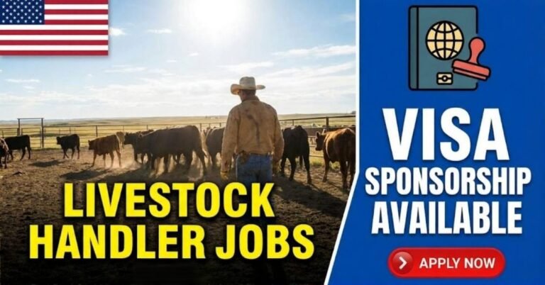 Livestock Handler Jobs in USA with Visa Sponsorship 2026