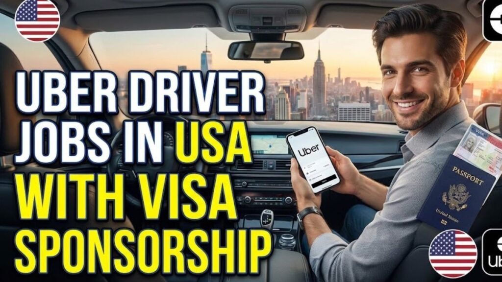 Uber Driver Jobs in USA with Visa Sponsorship 2026