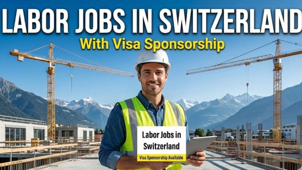 Labor Jobs in Switzerland with Visa Sponsorship 2026