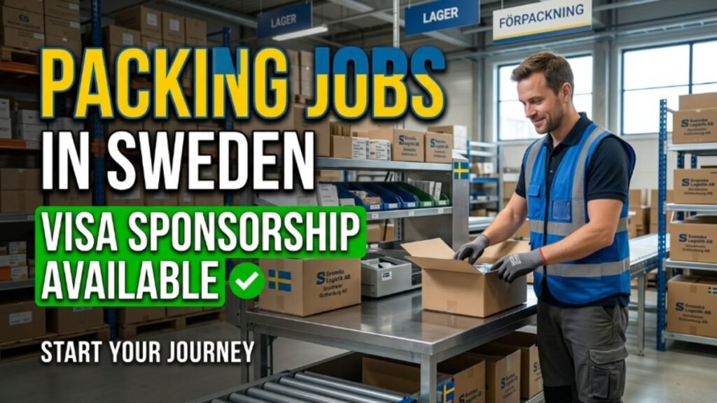 Packing Jobs in Sweden with Visa Sponsorship 2026